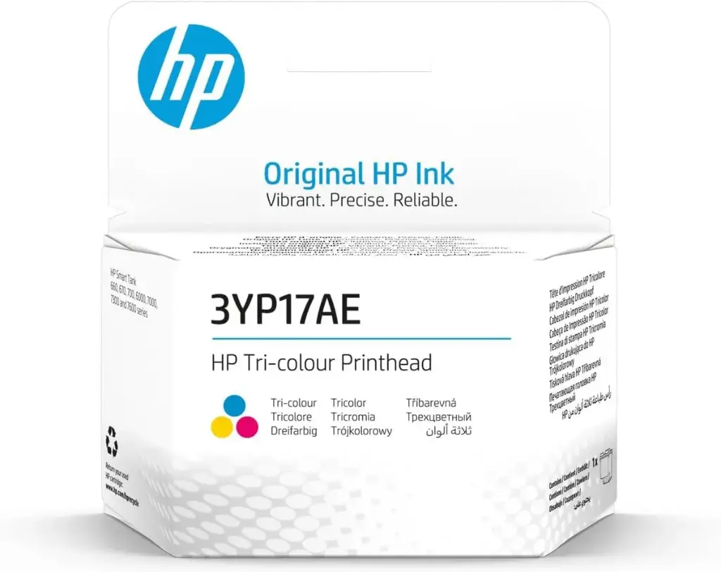 Cabezal Tricolor Hp Smart Tank 670 720 750 790 7000 Tri-color SKU: 3YP17AL | Tecno-Hub